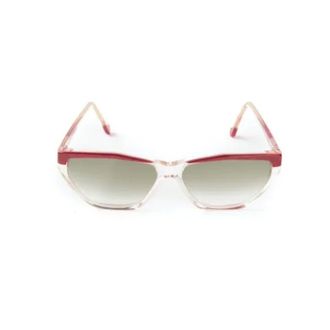 Saint Laurent Pre-owned Acetate lunettes-de-soleil - Femme - Pre-owned - Orange - Taille: ONE Size