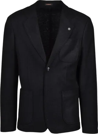 Officina36 Homme, Vestes, Noir, Taille: M Blazer Stondato