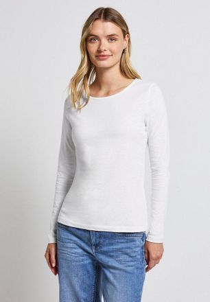 Street One Langarmshirt aus reiner Baumwolle