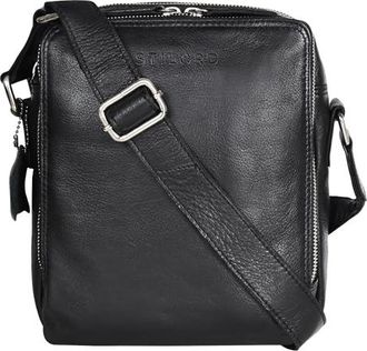 STILORD Lorand Pochette Homme Cuir Vintage Sac &agrave; Main Bandouli&egrave;re Cuir Homme Vintage Sac Messager Petit avec Poign&eacute;e Sac pour Tablette iPad 9,7 Pouces en Cuir