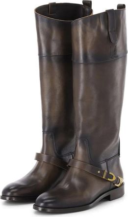 Golden Goose Low-Top Sneaker - Stiefel Charlie aus Leder - Gr. 37 (EU) - in Braun - f&uuml;r Damen