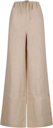 Frame Denim Femme, Pantalons, Beige, Taille: 40 FR The Linen Lounge Pant