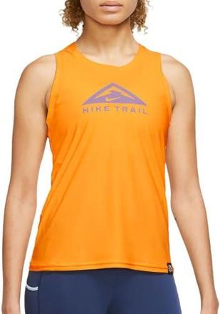 Nike Débardeur Orange Femme Trail Tank Orange M
