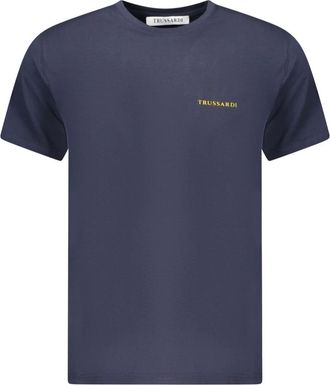 Trussardi Homme, Tops, Bleu, Taille: S T-Shirt Manches Courtes