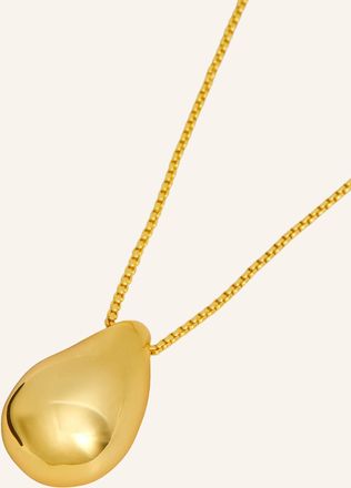 Pompidou Halskette Adjustable Chubby Necklace By Glambou gold
