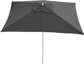 Mendler Toile pour parasol Florida, toile de remplacement, 3x4m polyester 6kg - anthracite