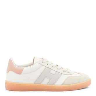Hogan Low-Top Sneaker - White Leather Cool Sneakers - Gr. 36,5 (EU) - in Wei&szlig; - f&uuml;r Damen