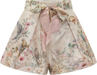 Zimmermann Femme, Shorts, Multicolore, Taille: 36 FR Rebellion Tuck Short