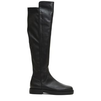 AGL Stiefel - Knee-High Calf Leather Boots With Air Cushioning S - Gr. 37 (EU) - in Schwarz - f&uuml;r Damen