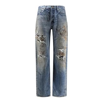 Rick Owens Homme, Jeans, Bleu, Taille: W33 Jeans droits