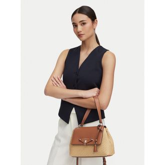 Guess Handtasche Guess Maggie Straw HWWG97 53190 Beige