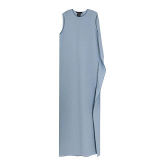 Max Mara Odessa Seidenlanges Kleid - - Dresses - Damen - Blau - M