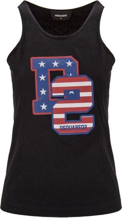 Dsquared2 Femme, Tops, Noir, Taille: 40 FR Tank Top