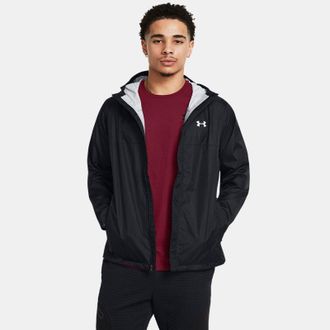 Under Armour Stormproof Cloudstrike 2.0 Jacke für Herren Schwarz / Weiß 3XL