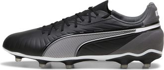 Puma Unisex Adults King Match FG/AG Soccer Shoe, PUMA Black-PUMA White-COOL Dark Gray, 46.5 EU
