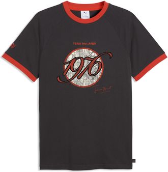 Puma T-shirt &agrave; bords contrastants James Hunt McLAREN RACING Unisexe, Accessoires, Gris, XXL