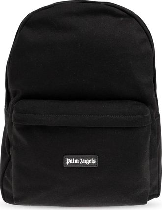 Palm Angels Logo Rucksack - - Bags - Herren - Schwarzk - ONE SIZE