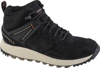 Merrell Wildwood Sneaker Mid WP J067285, Mens Winter Boots,Trekking Shoes, Black, 44,5 EU