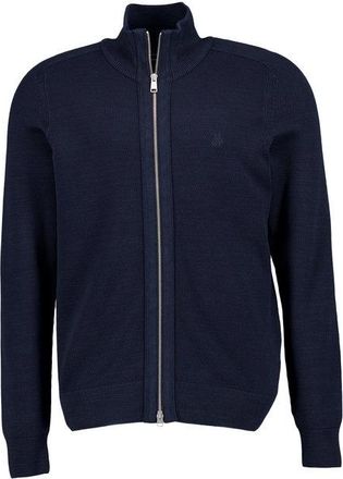 Marc O'Polo Herren Cardigan blau Baumwolle unifarben