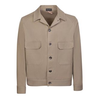 Dell'Oglio Homme, Vestes, Beige, Taille: L Blazer Beige Laine