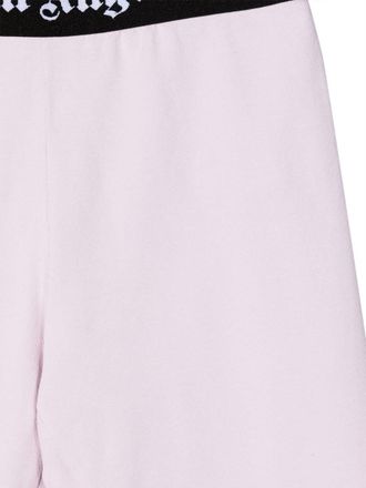 Palm Angels Cotton-blend Cyclist Shorts - Purple