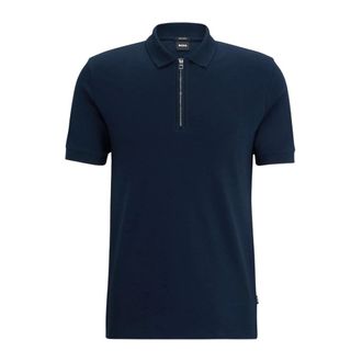HUGO BOSS Polston 11 Polo - Homme - Tops - Bleu - Taille: XL