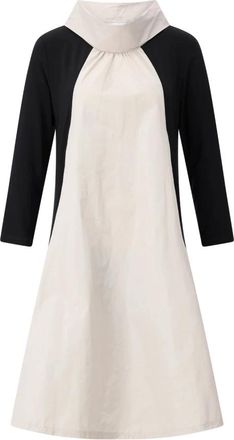 Joseph Ribkoff Femme, Robes, Beige, Taille: 40 FR Robe Midi &Eacute;l&eacute;gante avec Col Montant