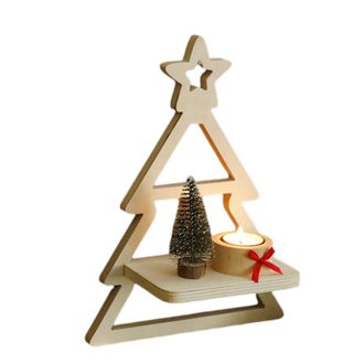 Generic Dekorative Regale, Aufbewahrungsregal im Weihnachtsbaum-Design - schwimmende Festliche Regale f&uuml;r Pflanzen, f&uuml;r Partys, K&uuml;che, T&uuml;r, Bad, Eingang und E