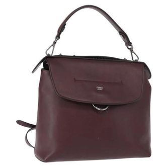 Fendi Pre-owned Leder Vintage Rucksack - - Pre-owned - Damen - Rot - ONE SIZE
