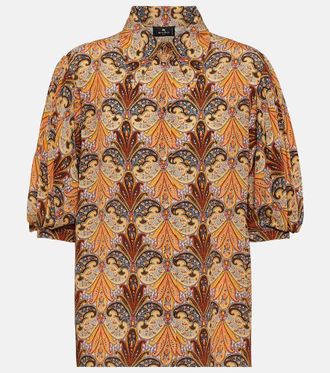 Etro Bedruckte Bluse aus Seide
