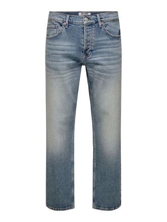 Only & Sons Male Normal geschnitten Jeans ONSEDGE Mittlere Taille Gerade geschnitten Jeans