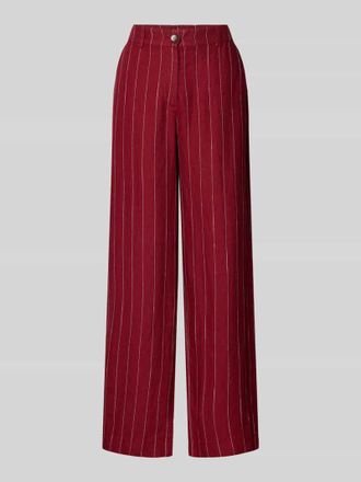 Moss Copenhagen Wide Fit Leinenhose mit Viskose-Anteil Modell Claritte