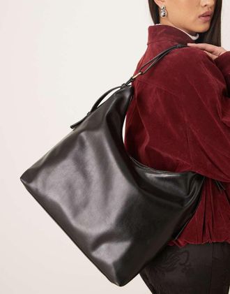 Accessorize Sac port&eacute; &eacute;paule souple - Noir