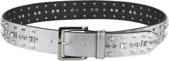 Alma En Pena G&uuml;rtel mit Details - - Accessories - Damen - Grau - M