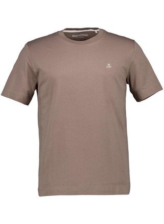 Marc O'Polo Herren T-Shirts braun Baumwolle