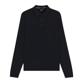 HUGO BOSS Homme, Tops, Bleu, Taille: L Pull Col Polo Lancione