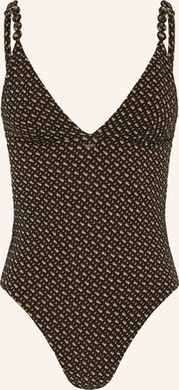 HUGO BOSS Badeanzug Boss Pearl blau