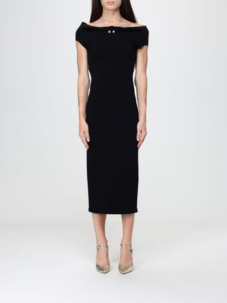 Alberta Ferretti Schulterfreies Midi-Etuikleid mit R&uuml;ckenschlitz