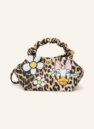 Ganni Handtasche Bou Small Daisy beige