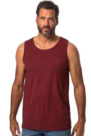 JP1880 Tanktop T-Shirts, Rouge Bordeaux, 7XL Hommes