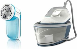 Philips Generator de Dampf + Plush Shave - PHILIPS BXA0019/00 - Kompakt - 6 bar - Presswirkung 300g/min - Flow de Dauerdampf 110g/min