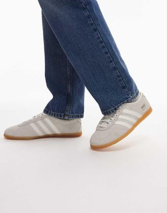 adidas Originals Gazelle Lo Pro - Sneaker in Wollwei&szlig; mit Gummisohle