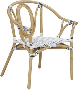 Aubry Gaspard Aubry Gaspard - Fauteuil en rotin naturel et polyrésine Ona