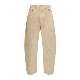 Balenciaga Relaxed Curved Jean - - Jeans - Herren - Beige - W32