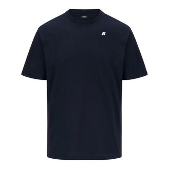 K-Way Homme, Tops, Bleu, Taille: 2XL T-shirt Essentiel en Jersey de Coton