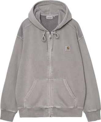 Carhartt Work in Progress Homme, Sweatshirts et sweats &agrave; capuche, Gris, Taille: XL Hooded Nelson Jacket Yosemite