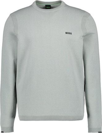 HUGO BOSS Herren Pullover gr&uuml;n unifarben