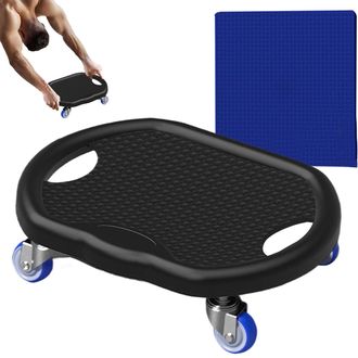 Generico Ab Wheel Board: zentrales Krafttrainingsger&auml;t, ergonomisches Design, rutschfeste Matte, leiser Betrieb, Bauchtrainingsbrett f&uuml;r -Fitnessstudio