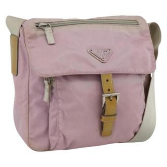 Prada Pre-owned Vintage Nylon Schultertasche - - Pre-owned - Damen - Rosa - ONE SIZE