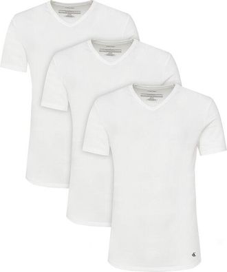 Calvin Klein Underwear T-Shirt-Set LV00NB4186 Weiß Slim Fit